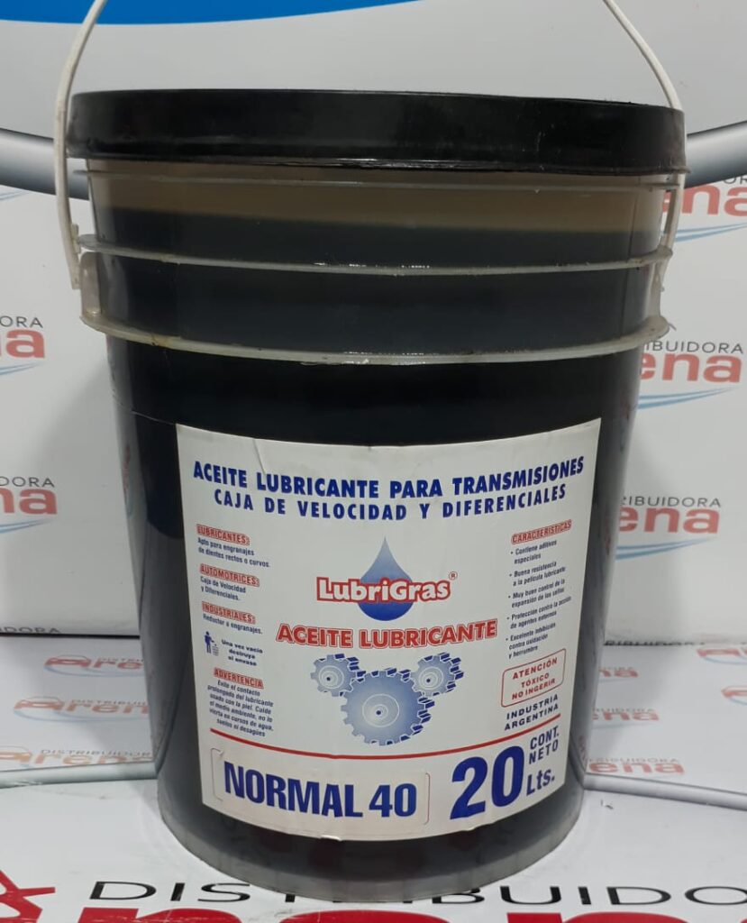 ACEITE SAE40 BIDON X 20 LTS. – SAE404 LUBRIGRAS(Aceites lubricantes SAE ...