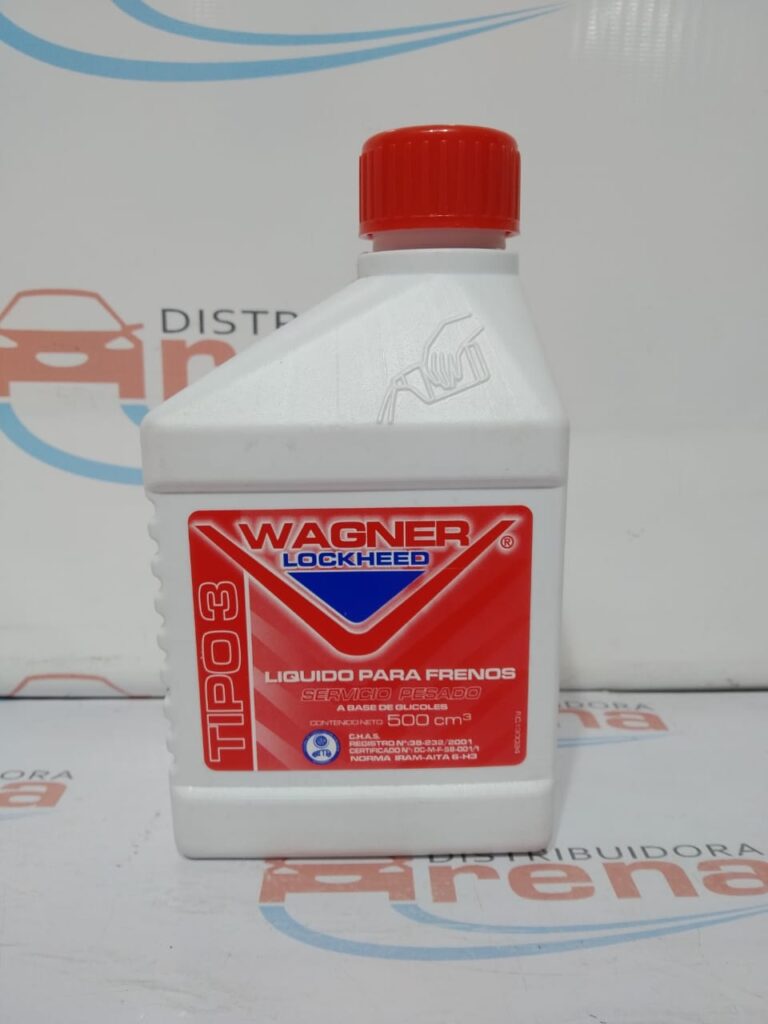 LIQUIDO PARA FRENOS WAGNER LOCKHEED TIPO 3 x 500 – WLO118 – Arena ...