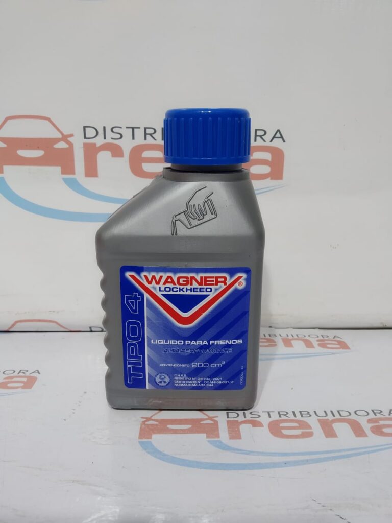 LIQUIDO PARA FRENOS WAGNER LOCKHEED x 200 TIPO4 – WLO4116 – Arena ...