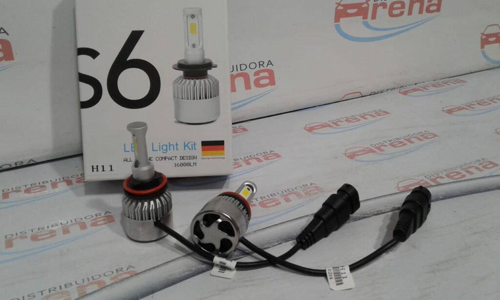 (CAJA X JUEGO DE 2 UNIDADES) KIT CREE LED C6 H11 12/24V – CREE/H11 ...