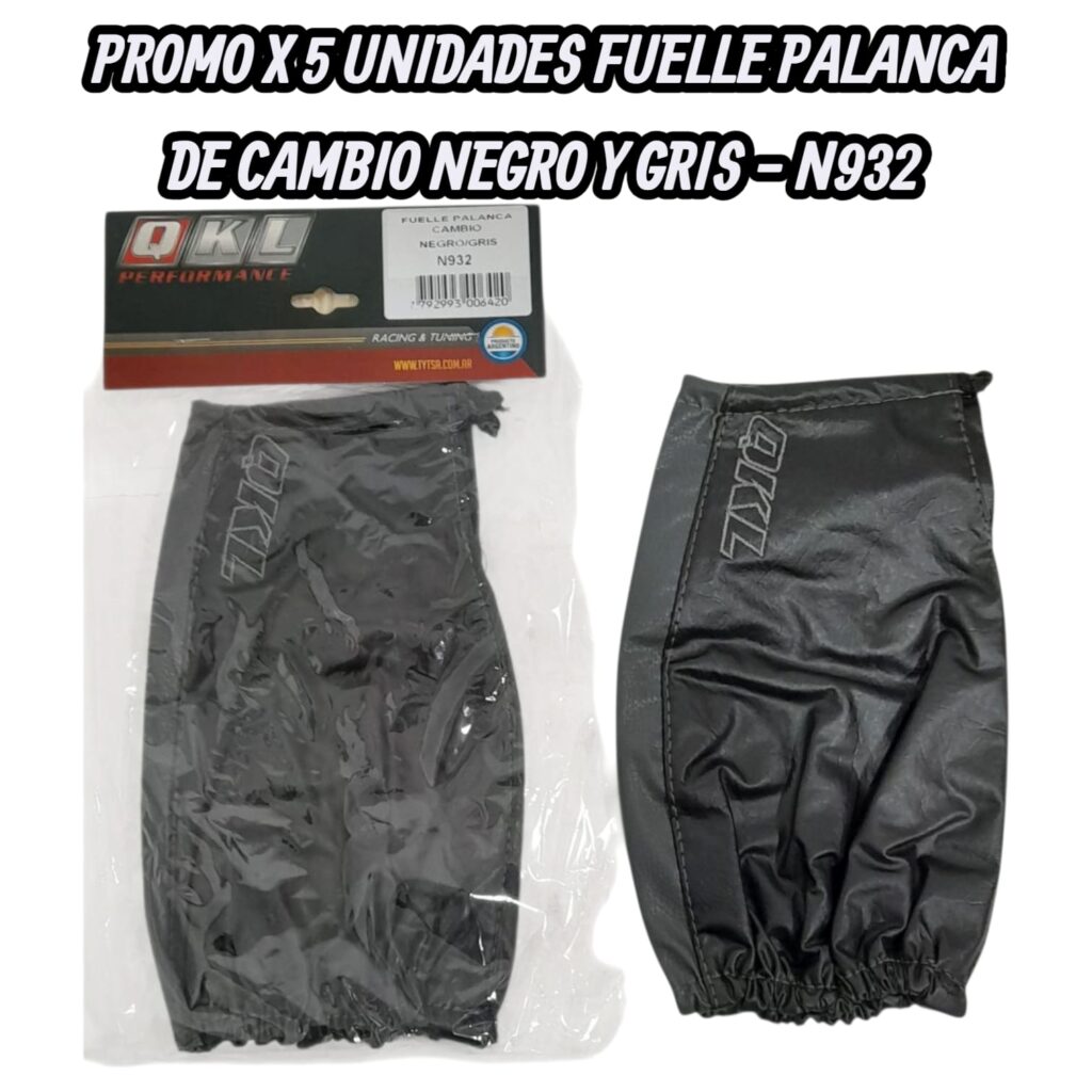 PROMO X 5 UNIDADES FUELLE PALANCA CAMBIO QKL NATIVA NG/GRIS – QKL N937 ...