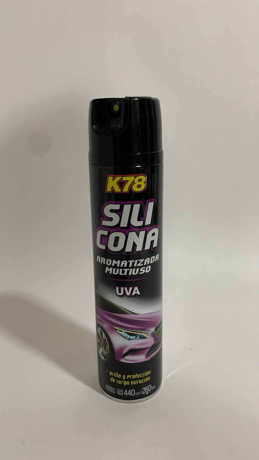 PROMO SILICONA AROMATIZADA MULTIUSO EN AEROSOL (UVA) X 440 cc – K78 ...