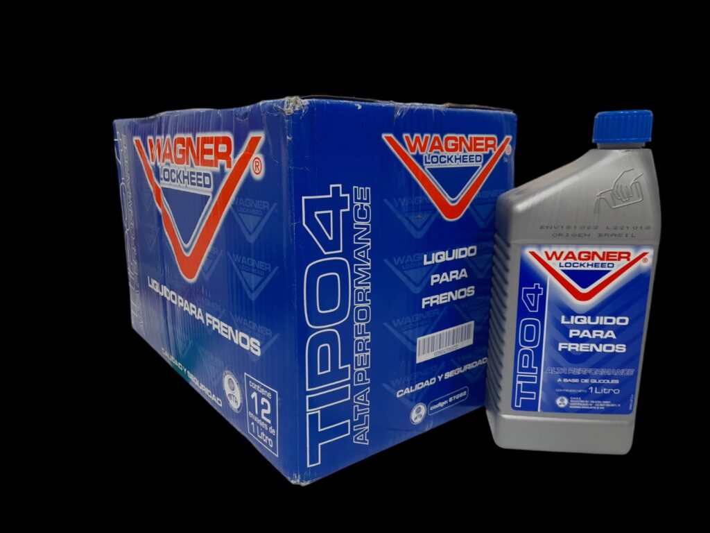 PROMO CAJA X 12 UNIDADES LIQUIDO PARA FRENOS WAGNER LOCKHEED x 1lt TIPO ...